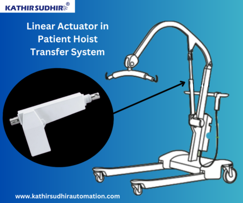 Linear Actuator in Patient hoist transfer system